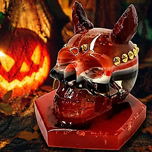 Skull Mold, Funstorm 3D Skull Silicone Molds for Resin, with Exact Detail, Upgraded Skull Epoxy Resin Molds for Candle Making, Resin Casting Art Crafts Home Decor, Outdoor, Holiday Decor