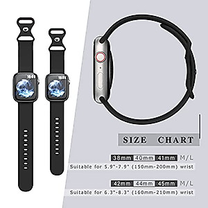 Enjoyselfhub 14 Pack Bands Compatible with Apple Watch Band 41mm 40mm 38mm 45mm 44mm 42mm,Sport Wristbands Soft Waterproof Silicone Straps for Apple Watch Bands Series 8 7 6 5 4 3 2 1 SE Women Men,41/40/38mm