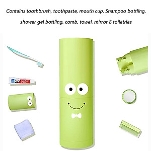 Household items Portable toiletries kit, Business Trip Washing Storage Bag, Bottled Washing Cup, Fully Functional Toothbrush Storage Box, Suitable for Travel and Outdoor