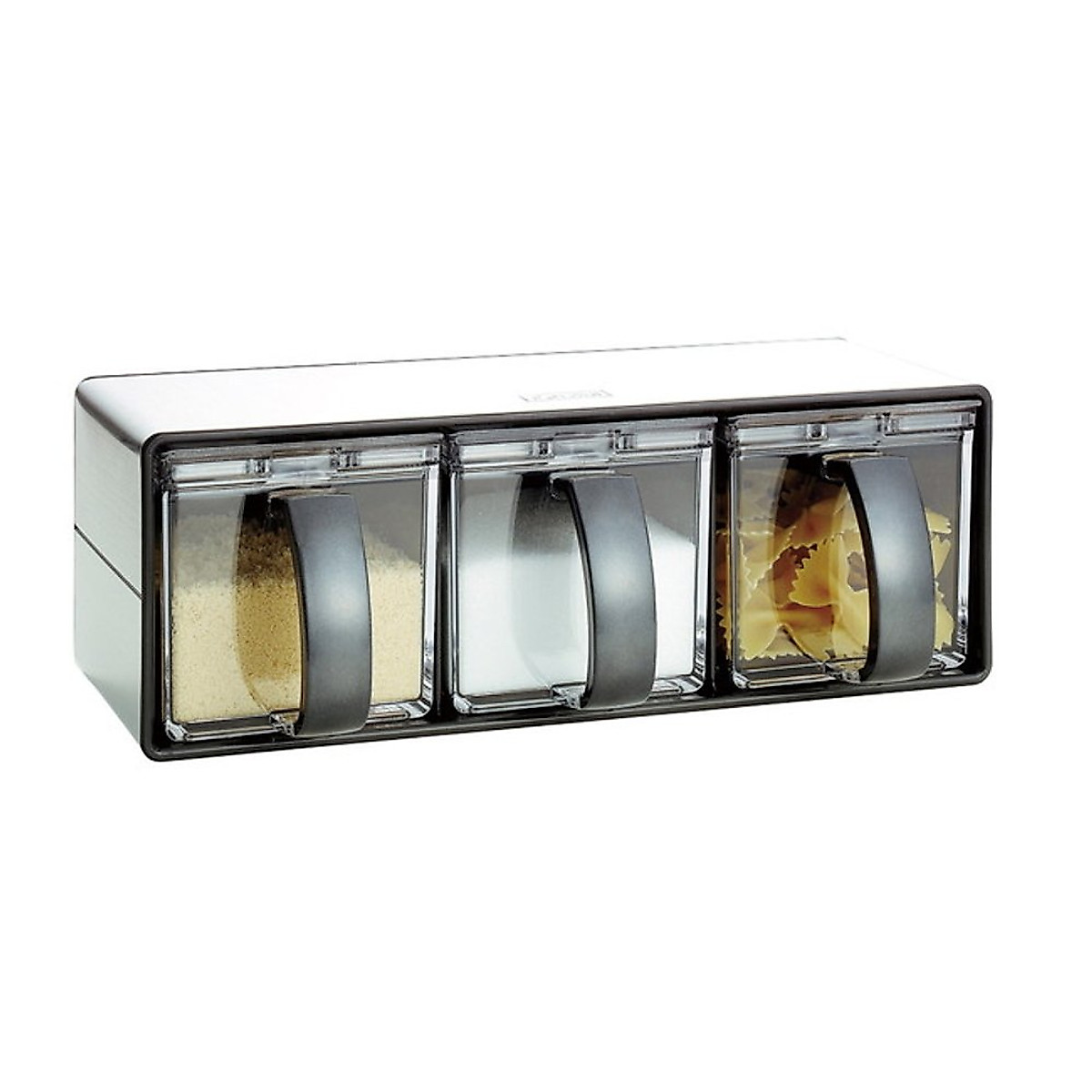 アスベル Asbel N Forma Condiment Container, Stainless Steel 3, 1121, Silver, 3 Pieces