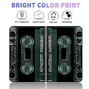 for Microsoft Surface Duo Case 8.1"(Not Fit Duo2) with Retro Classical Cassette Theme Design, RYUITHDJP for Microsoft Surface Duo Phone Case Stylish Shockproof Cover