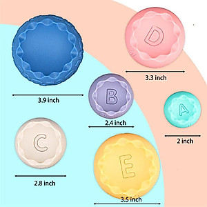 Baby Sensory Balls Teething Toys 6 9 12 18 Months Soft Building Blocks Toddlers Montessori Early Developmental Educational Fine Motor Skills Stacking Ring Infant Boys Girls Gifts One 1 2 3 Year Old