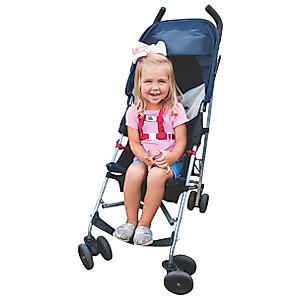 Baby Buddy Deluxe Safety Harness, with Adjustable Tether and Chair Restraint Straps, for Ages 9 Months to 4 Years, Black, 4 Piece Set