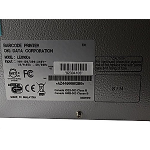 Oki Data LE810DT LE810Ds 2MB USB 2.0 Direct Thermal 203 dpi Barcode Label Printer RJPCG