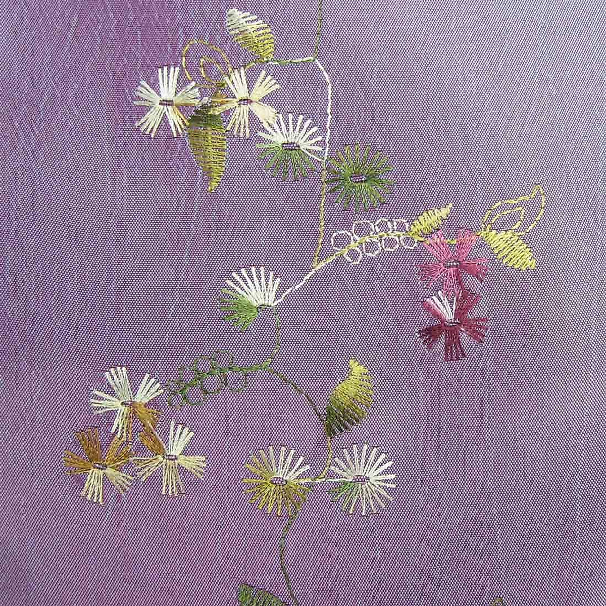 kilofly Embroidered Silk Jacquard Travel Bag, Lingerie & Shoes, Value Set of 2