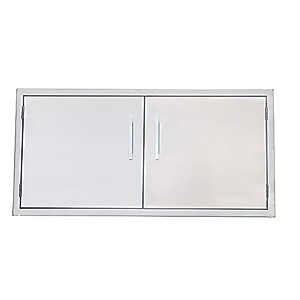 Sunstone BA-DD42 Beveled Frame Double Access Door, 42"