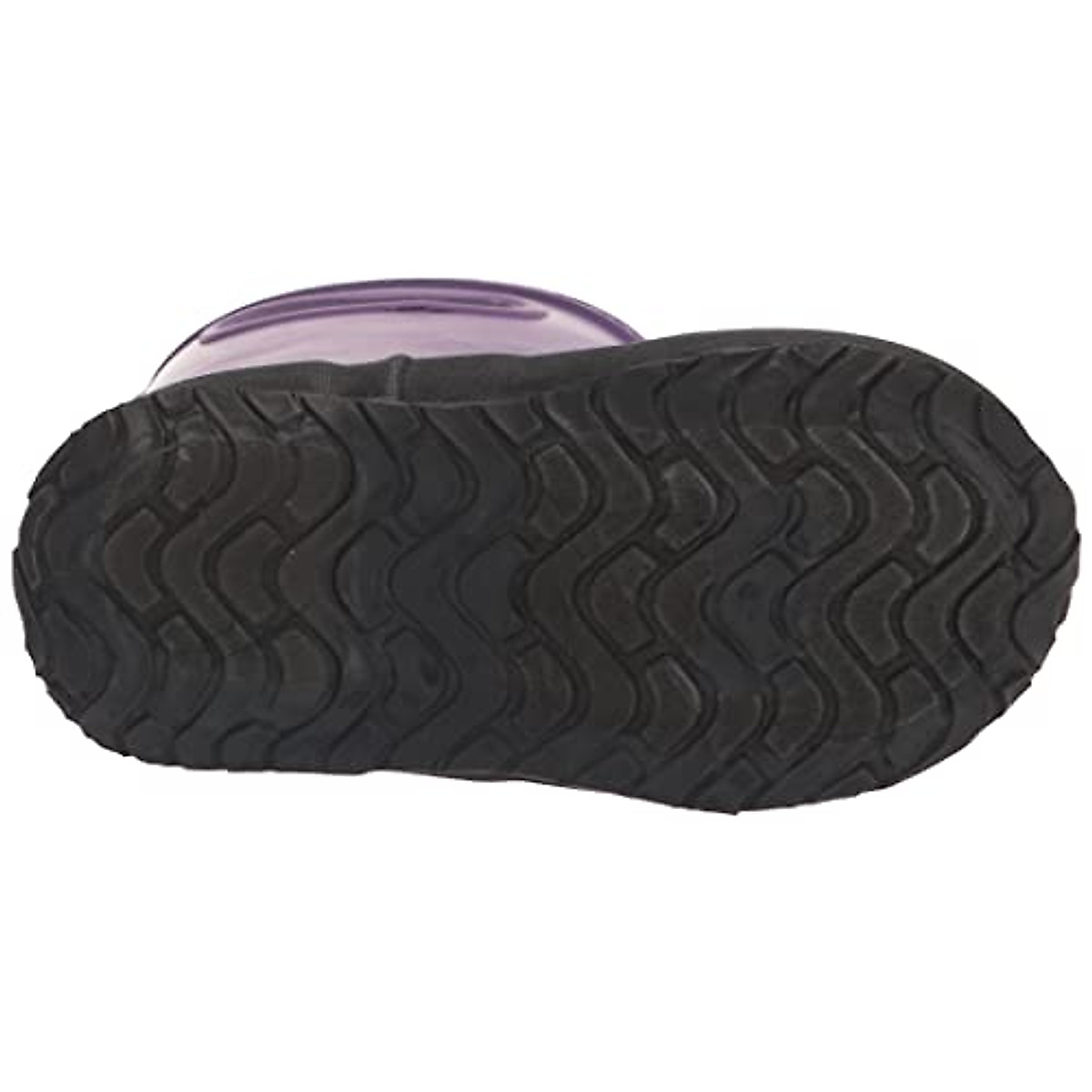 Bogs Kids Rainboot, Plush - Solid Purple, Size 4 Big Kid