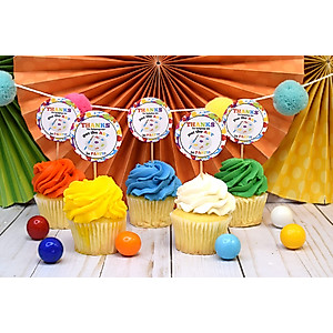 Art & Painting Party Thank You Sticker Labels, 40 2" Party Circle Stickers by AmandaCreation, Great for Party Favors, Envelope Seals & Goodie Bags