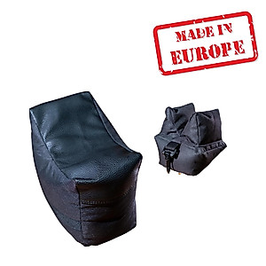 Tactical Mak Grips Shooting Rest Bags for Precision Outdoor Shooting Front & Rear Support Stand Holders for Gun Hunting Target Sports Camera Bean Bag Front & Rear Support - Unfilled