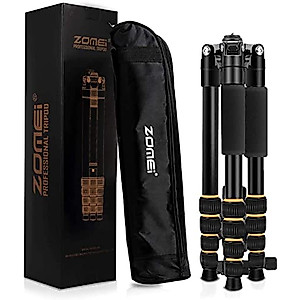 ZOMEi Camera Tripod 62" Light Weight DSLR Tripod with Ball Head Quick Release Plate and Carrying Case (Aluminum Tripod)