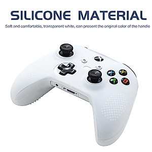 ECHZOVE Dust Plugs Compatible with Xbox Series S,Xbox Series X/S Controller Silicone Cover Case