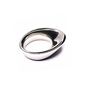 Vermil Lantern Silver Plus Thumb Ring (20x23 mm)