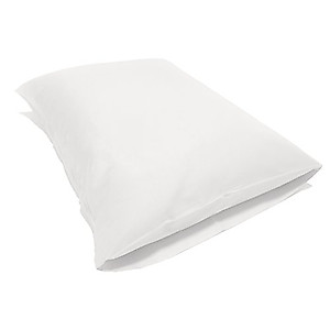 DreamHome Set of 2 Wrinkle Resistant Ultra Soft Pillowcases with Envelope Closure (Standard, White)