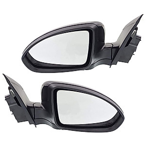 Kool Vue Driver & Passenger Side Power Mirrors for Chevrolet Cruze 2011-2015 Paintable