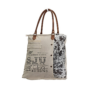 Myra Bag Segmented Life Upcycled Canvas Tote Bag S-0705