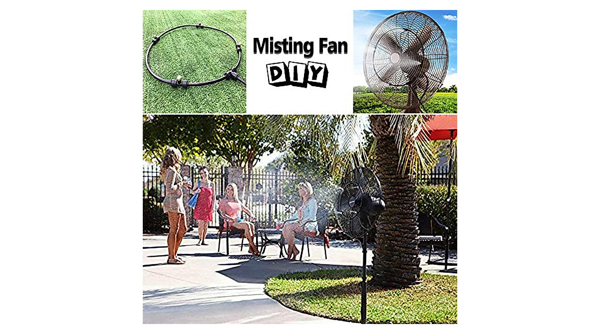 Shinea Misting Cooling System - 32.8ft for Summer Fun
