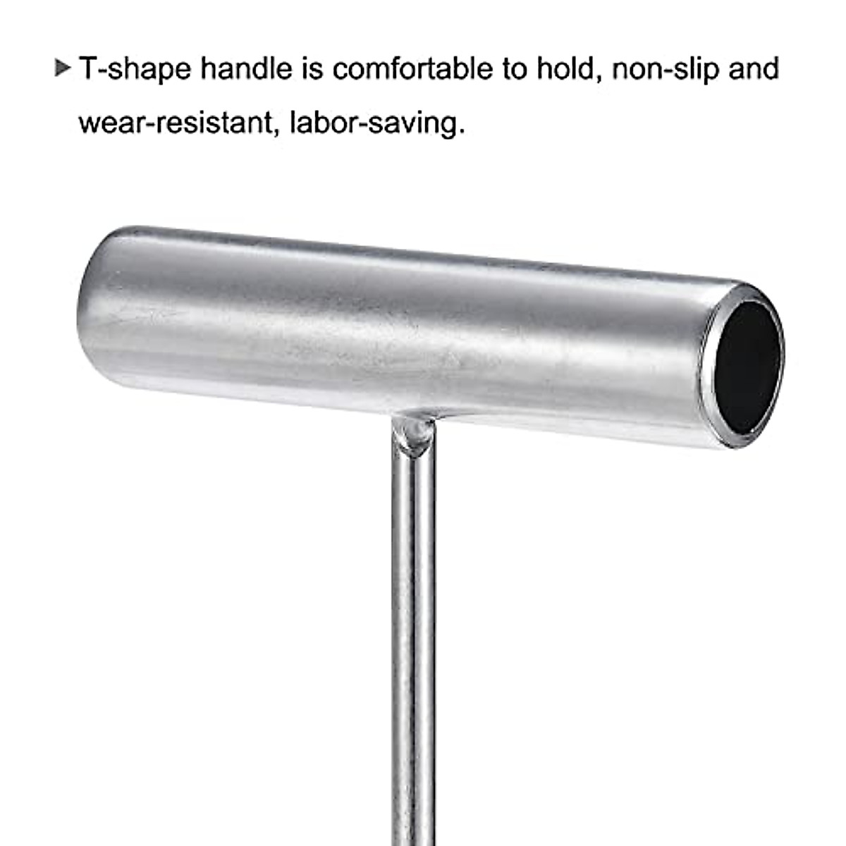 uxcell T-Handle Meat Boning Hook, Galvanized T Hooks for Kitchen Butcher Shop Restaurant 6"(150mm) 3Pcs