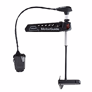 MotorGuide Tour Freshwater Trolling Motor with HD+ Universal Sonar 942100050 — 45-inch Shaft, 109-Pound Peak Thrust, 36V