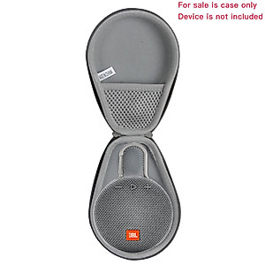 Hermitshell Travel Case Fits JBL Clip 3 Portable Waterproof Wireless Bluetooth Speaker (Gray) …