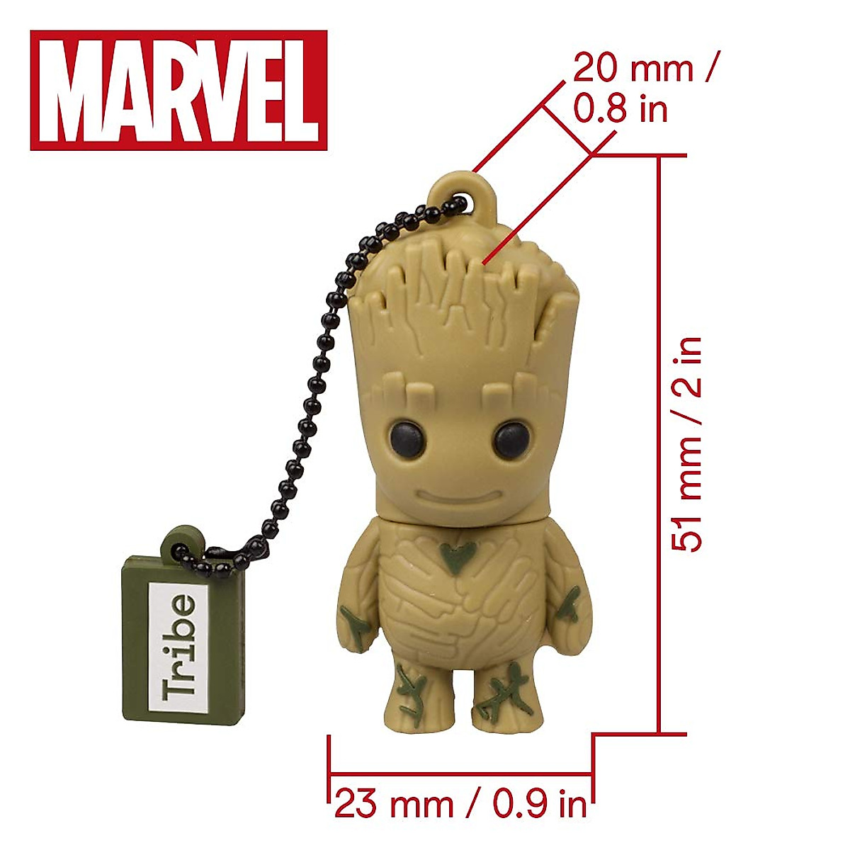Tribe FD035502 Guardians of the Galaxy- Groot 16GB USB Flash Drive memory