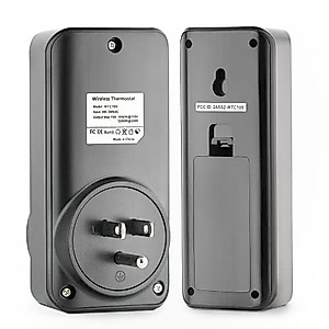 DIGITEN Temperature Controller Wireless Thermostat Outlet Greenhouse Thermostat Wine Cooler Plug-in Temperature Controller Reptile Temperature Control Outlet Remote Control Tempreature Build-in Sensor
