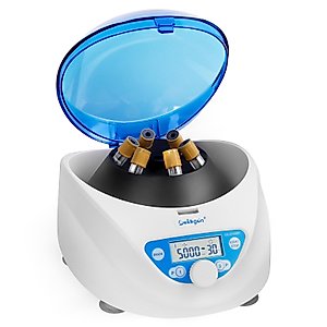 Cekegon PRP Centrifuge Machine 6x15mL/10mL/7mL/1.5-5ml, Benchtop Lab Centrifuges with 300-5000rpm Max. 2600xg RCF for Laboratory College