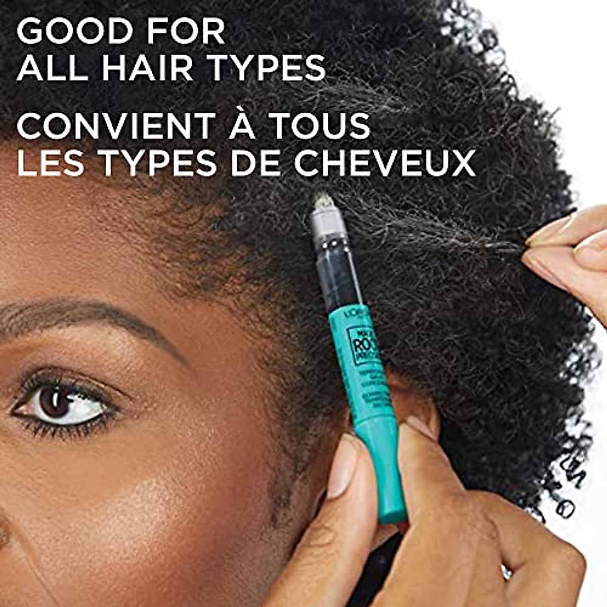 L’Oréal Paris Magic Root Precision Temporary Gray Hair Color Concealer Brush, 1 Black, 0.05 fl; oz.