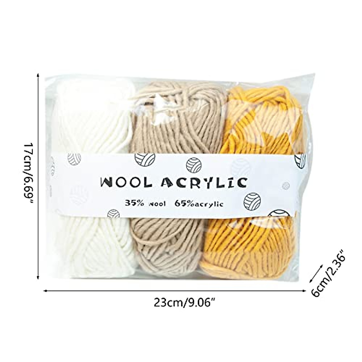Yarn Thick Yarn Knitting Yarn Hand Knitting Wools Crochet Yarn Weave Thread DIY Sweater Yarn Hand Knitting Yarn Wools Crochet Yarn for Crocheting Yarn Milk Yarn