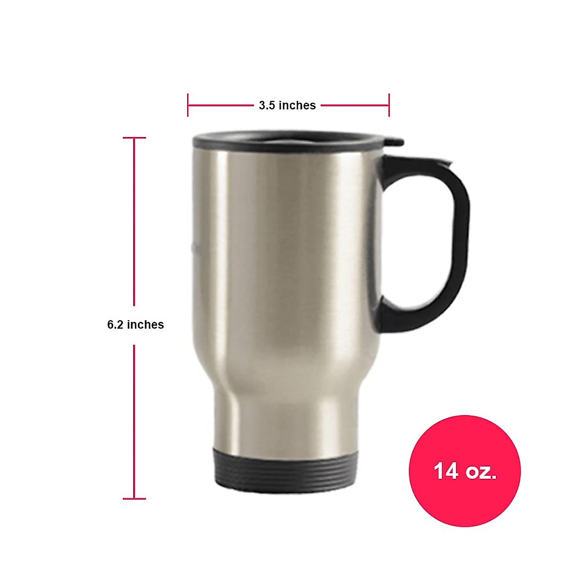 SpreadPassion Squirrel Whisper Travel Mug - Squirrel Whisperer Mug - Squirrel Whisperer Travel Mug - Funny Tea Hot Cocoa Coffee Insulated Tumbler Cup - Novelty Birt