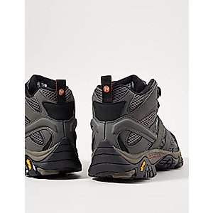 Merrell Men's Moab 2 MID GTX High Rise Hiking Boots, Beluga, 8.5