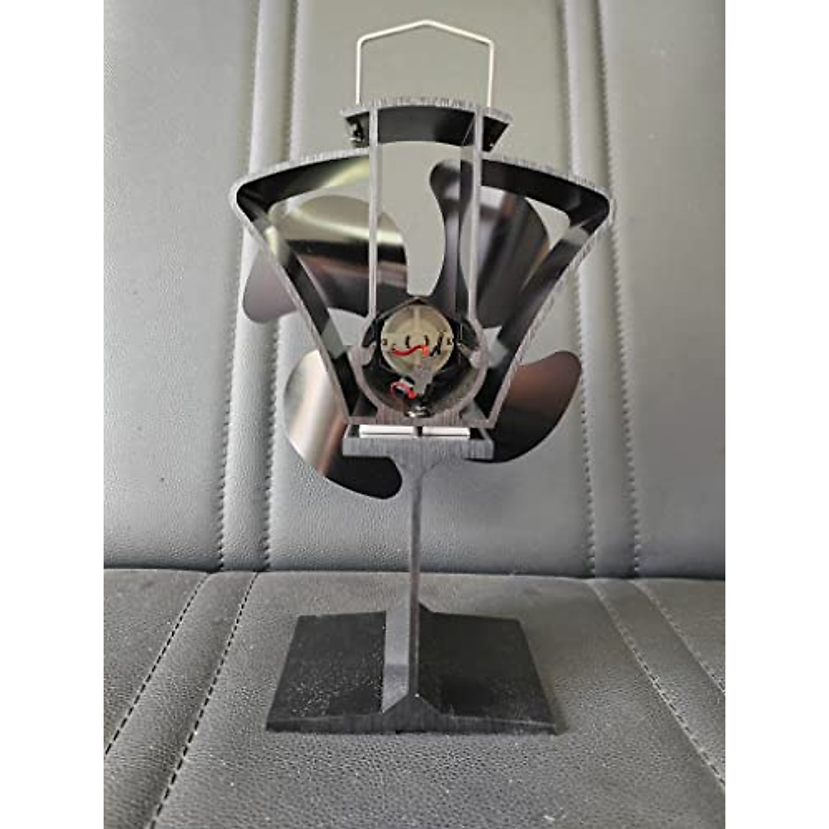 HAWCAFU Wood Stove Fan 4 Blades Fireplace Fan Heat Stove Fan Pellet Stove Fan for Fireplace/Burner/Logs/Fireplace