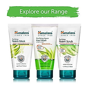 Himalaya Purifying Neem Foaming Face Wash with Neem and Turmeric for Occasional Acne, 5.07 oz (150 ml)