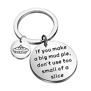 ITYSL Inspired Keychain Netflix Show Gift Comedy Lover Gift TV Show Fans Gift (make a big mud pie)