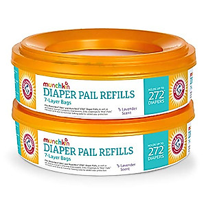 Munchkin® Arm & Hammer Diaper Pail Refill Rings, 544 Count, 2 Pack (272 Count Each)