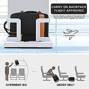 ACESAK Large Travel Backpack for Women Men - 40L Carry On Backpack Airline Approved Personal Item Bag for 15.6 Inch Laptop Backpack, Hiking Waterproof Outdoor Sports Casual Daypack Travel Essentials