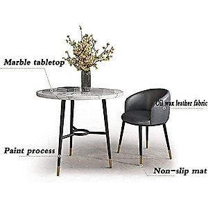 Office Reception Room Club Table, Round Negotiation Reception Tables and Chairs Combination Business Conference Room Coffee Table, Space-Saving, Suitable for Lounge (Color : Khaki)