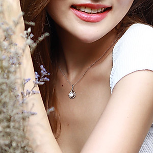 WISHMISS Three Generations Necklace Granddaughter Gifts from Grandma (granddaughter-3)