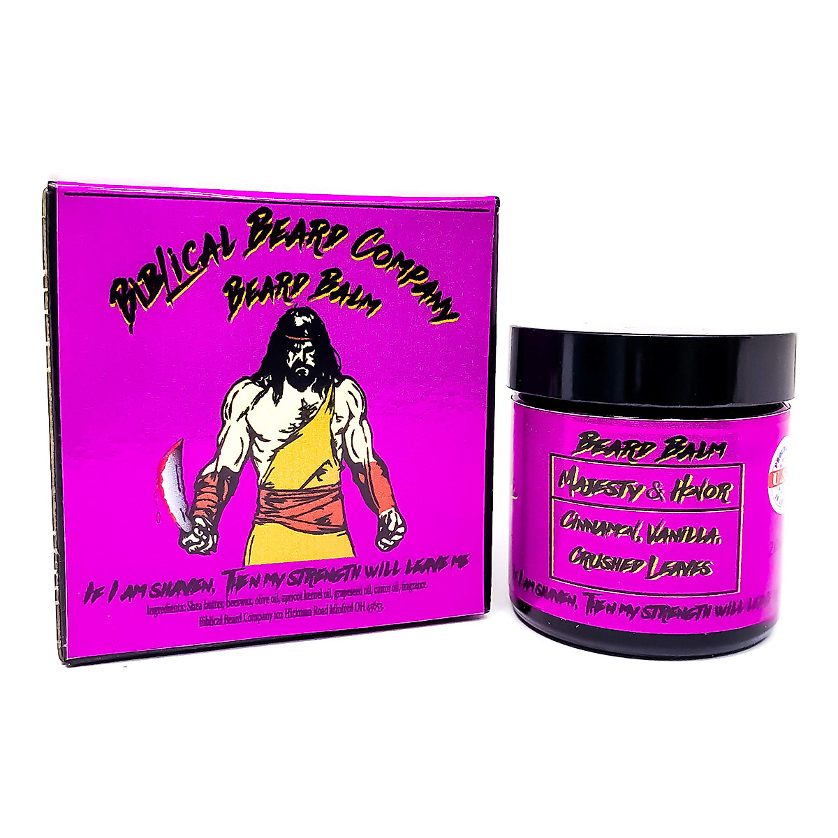 Biblical Beard Company - Beard Balm - Made in USA (Majesty & Honor)