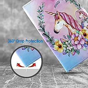 Universal 10" Tablet Case, AMOTIE Stand Cover w/Credit Card Slots for iPad 9.7 2018 2017/ iPad Air 5 4 2 1/ Galaxy Tab A 10.1 S6 10.4/ Tab E 9.6/ Fire HD 10/10.1 Inch Android 12 Google and More 9.5