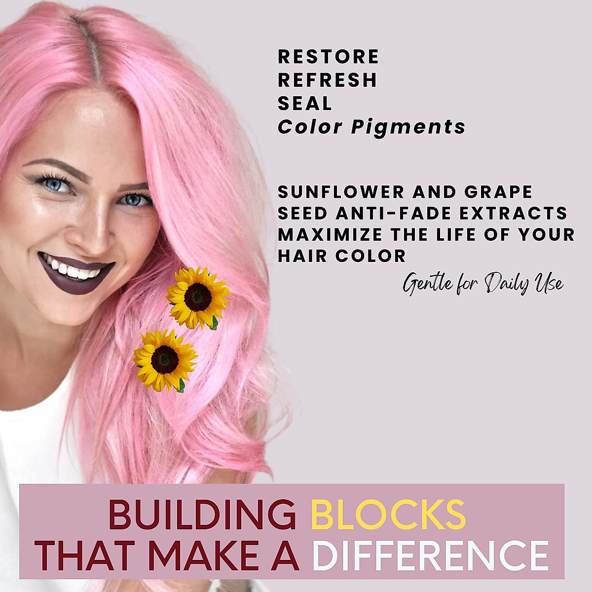 DermOrganic Color Care with Sunflower Anti-Fade Extract - Sulfate-Free - SHAMPOO 17 fl.oz