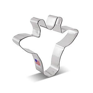 Giraffe Face Cookie Cutter, 4.25" Made in USA by Ann Clark