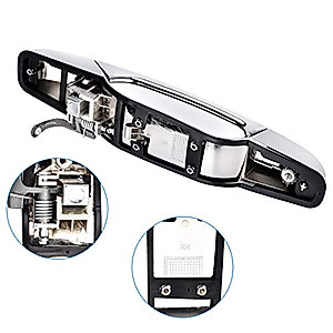 FAERSI 4pcs Outside Exterior Door Handle Front Rear Driver & Passenger Side Replacements for Cadillac Escalade Chevy Silverado GMC Sierra Yukon Pickup Truck SUV 2007 2008 2009 2010 2011 2012 2013