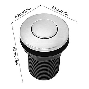 Easy to Install, Self-Lock Air Switch, Air Switch Hose Kit, Air Switch Button, for Swimming Pools Spas