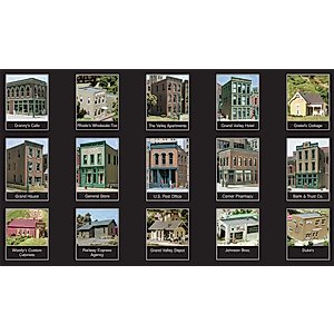 Woodland Scenics HO Scale City & Industry Building Set