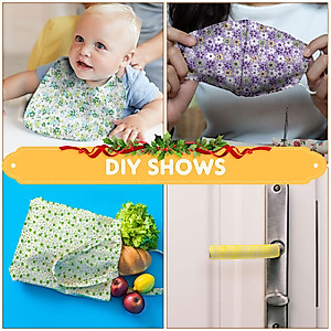 Macarrie 35 Pcs 100% Cotton Fabric Quilting Patchwork Fabric Fat Quarter for Sewing Quilting Squares Fabric Bundles Floral Printed Sewing Supplies for Quilting Patchwork (20 x 20 Inch)