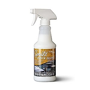 TopCoat Spritz Quick Detailer Spray - Car Detail Spray - Surface Drywash - Exterior Care Products - 16-Ounce Spray Bottle