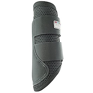 HORZE Impact Dressage Brushing Boots - Black - M