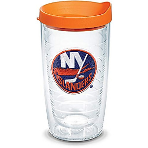Tervis Made in USA Double Walled NHL New York Islanders Insulated Tumbler Cup Keeps Drinks Cold & Hot, 16oz, Primary Logo