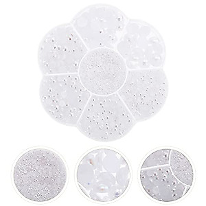 Ciieeo Nail Accessories Nail Accessories Ornament Crafts 1 Box of Decorative Nail Pearls Multi-Function Craft Peals Convenient Peals Nail Accessory Nail Tech Accessories Pearl Beads Pearl Beads
