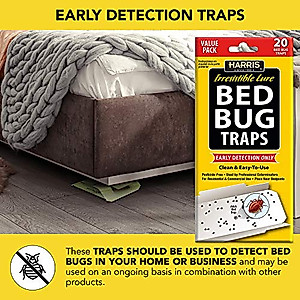 HARRIS Bed Bug Traps - Parent (20-Pack)